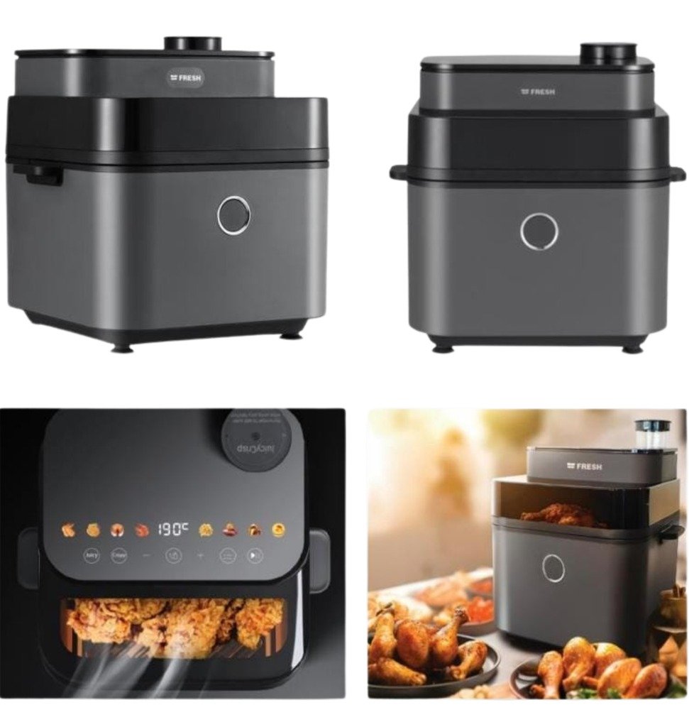 Fresh Air Fryer 7 liter Digital Steam / FAF-D1500GM - Shaheen Egypt